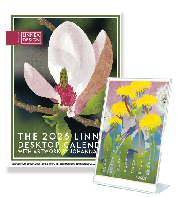 2026 Desk Calendar and Acrylic Frame Set – Linnea Design
