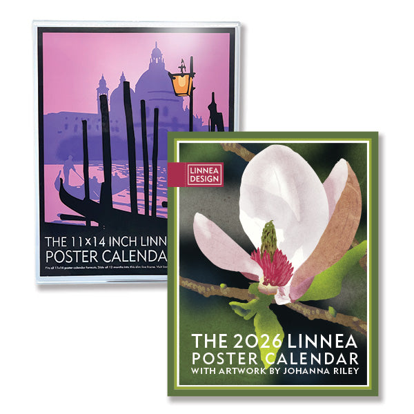 2026 Poster Calendar and Frame Set – Linnea Design
